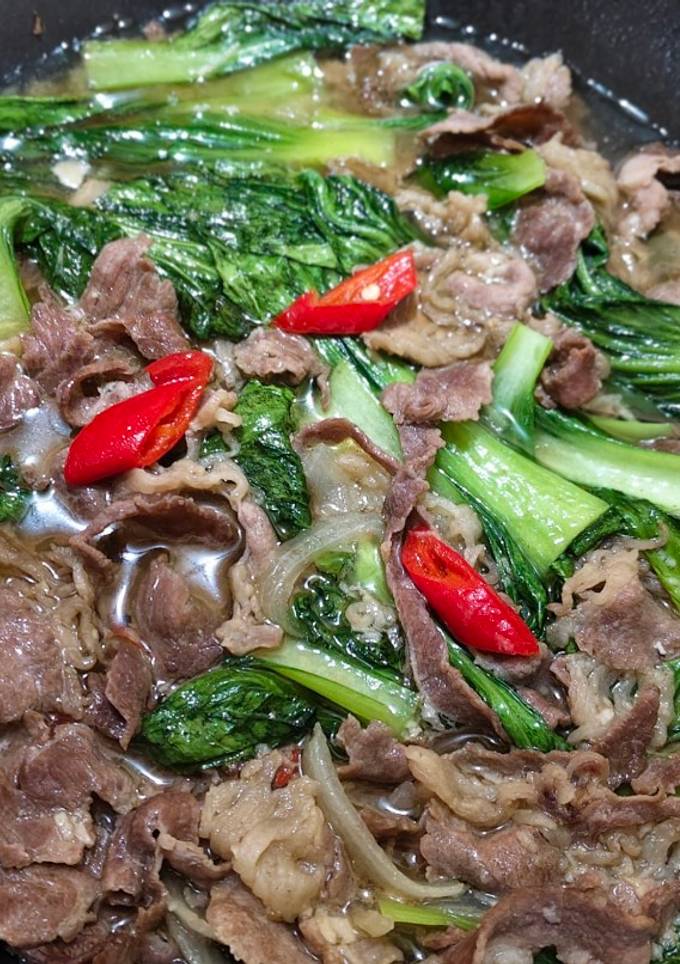 Resep Tumis Pok Cay Beef Slice oleh Key - Cookpad