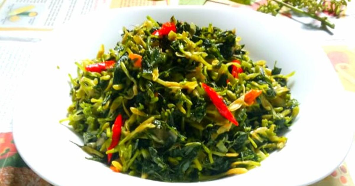 Resep Tumis Bunga Pepaya Daun Singkong oleh Yuliana.Menjoi - Cookpad