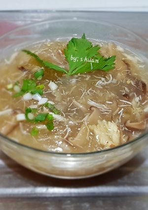 Resep Soup Sirip Ikan Hiu (Hisit) By Snow Huan oleh Snow Huan - Cookpad