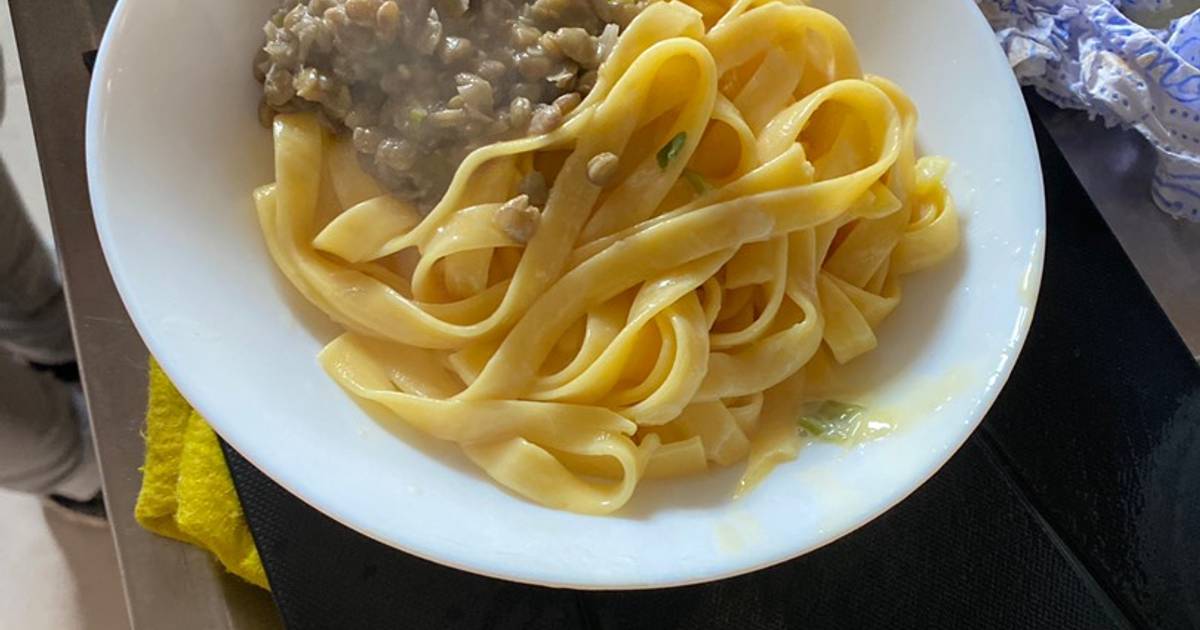 Pasta guisada Receta de Johnny Cubillos- Cookpad