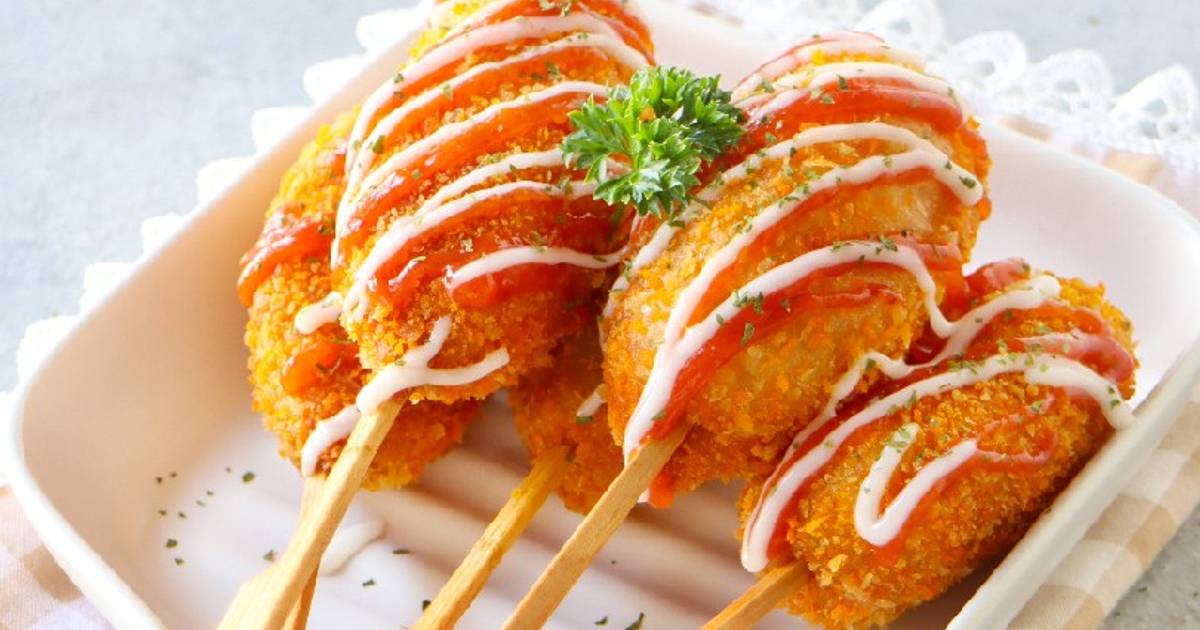 Resep Mini Corn Dog oleh tyasprabowo - Cookpad