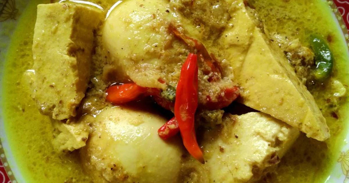 Resep 99.Kare Telor dan Tahu oleh Murnasih - Cookpad