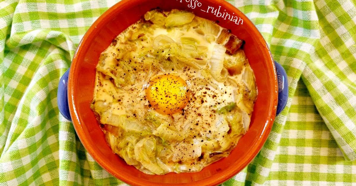 Ricetta Cavolo cinese e uova di rosso rubinian - Cookpad