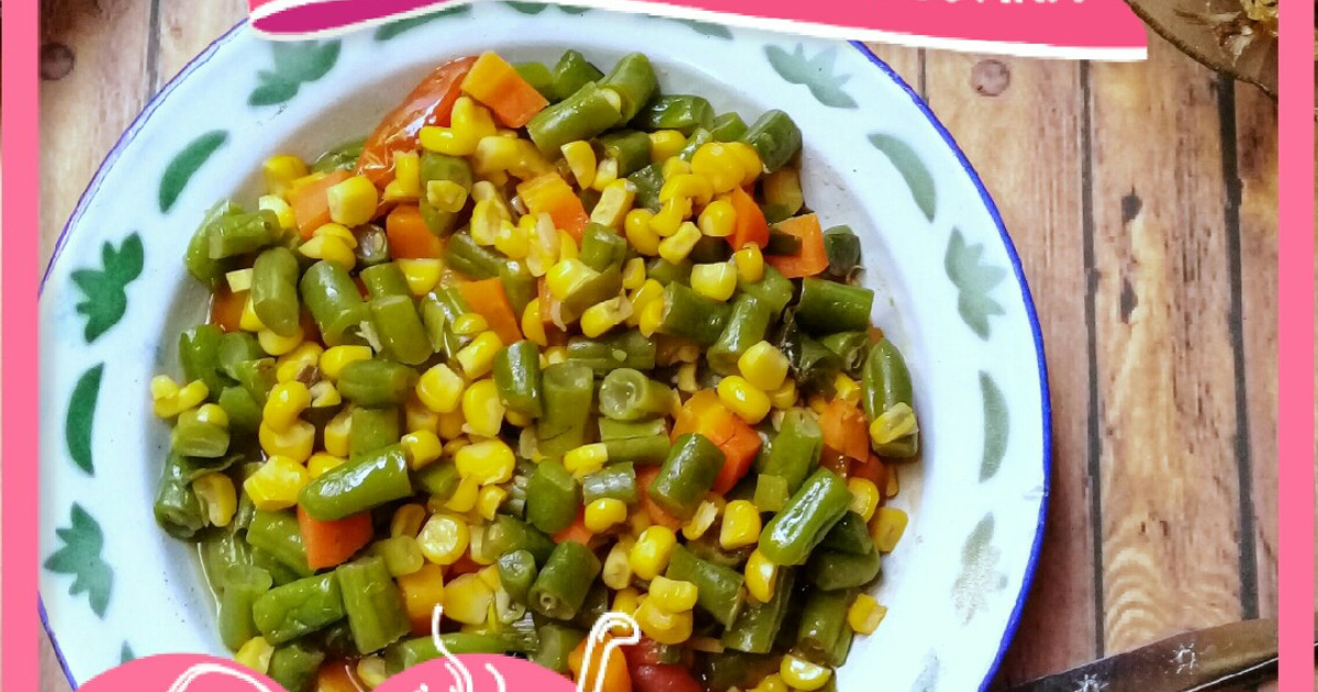 Resep Tumis Buncis, Wortel, Jagung oleh Mama Queen - Cookpad