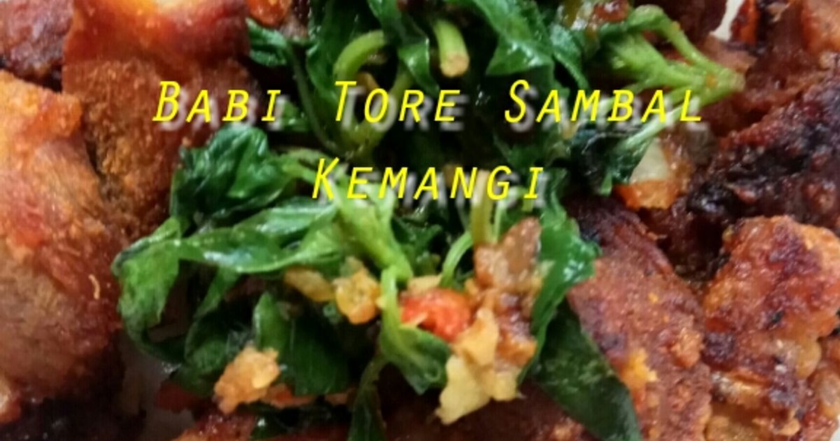 Resep Babi Tore Sambal Kemangi (Manado) oleh VKitchen - Cookpad