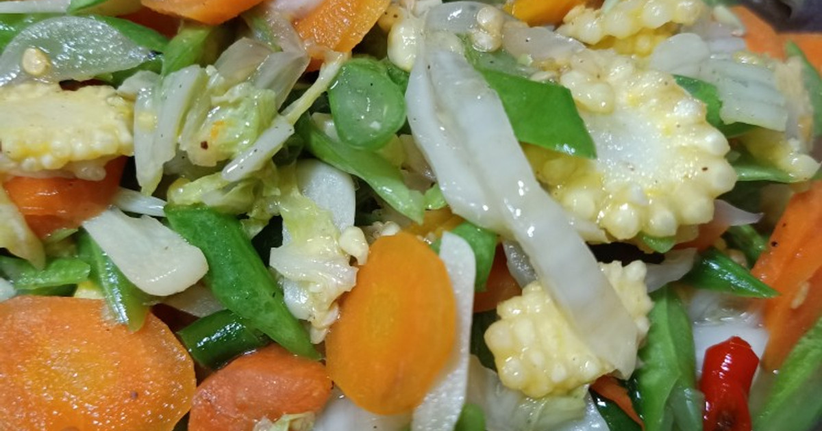 Resep Menu Diet Oseng Sayur oleh jessicaagatha - Cookpad