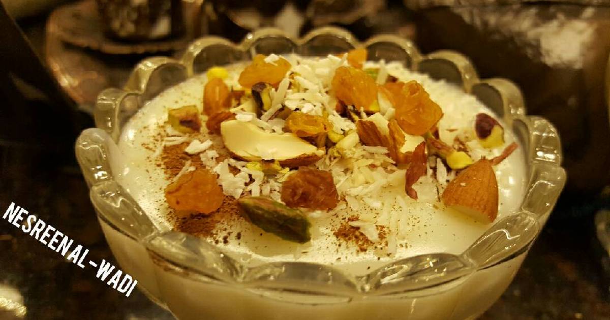 طريقة عمل سحلب بنكهة المستكه على اصولها بطريقة سهلة وسريعة من Nesreen Al-wadi - كوكباد