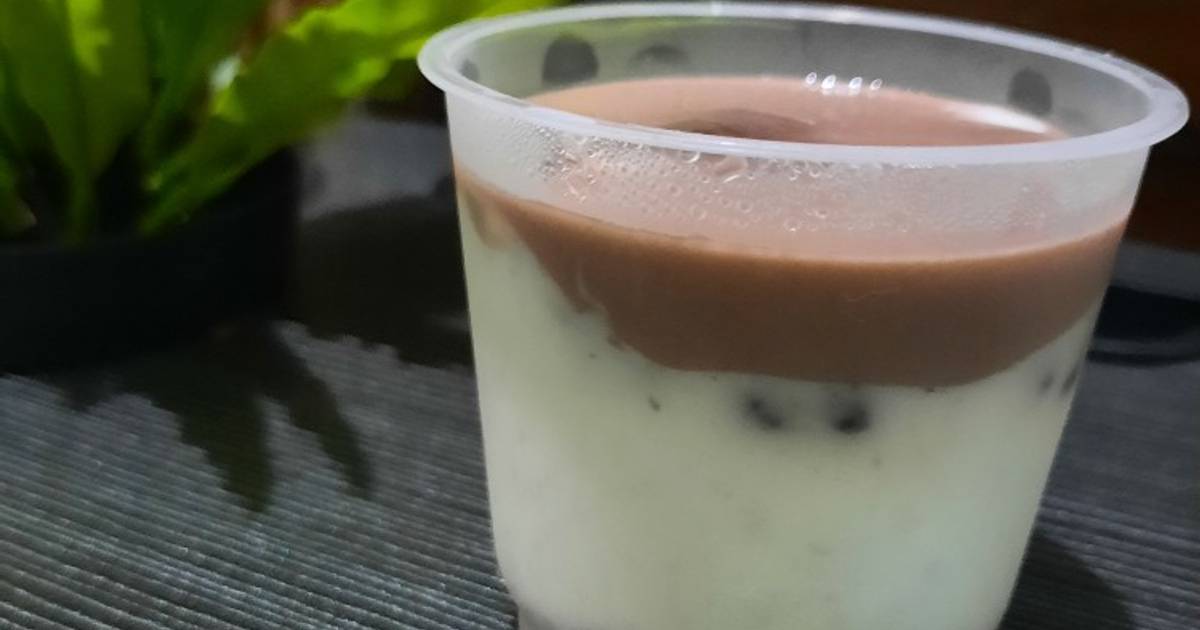 Resep Puding Jelly Sutra milk coklat oreo oleh Va Mari - Cookpad