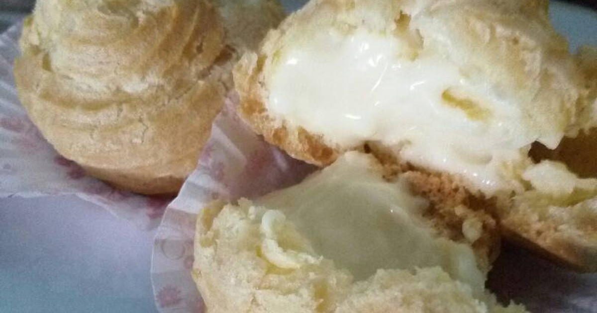 Resep Soes Vanilla With White Chocolate oleh meL`s 😊 - Cookpad