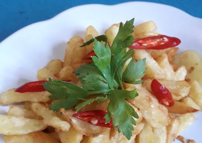Resep Kentang goreng krispi oleh Melda wina Putri - Cookpad