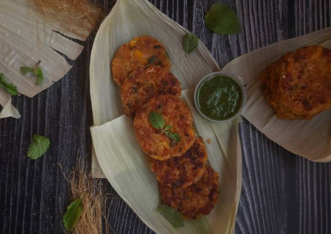 Broken wheat & corn Kebabs Recipe by Deepa Rupani - Cookpad