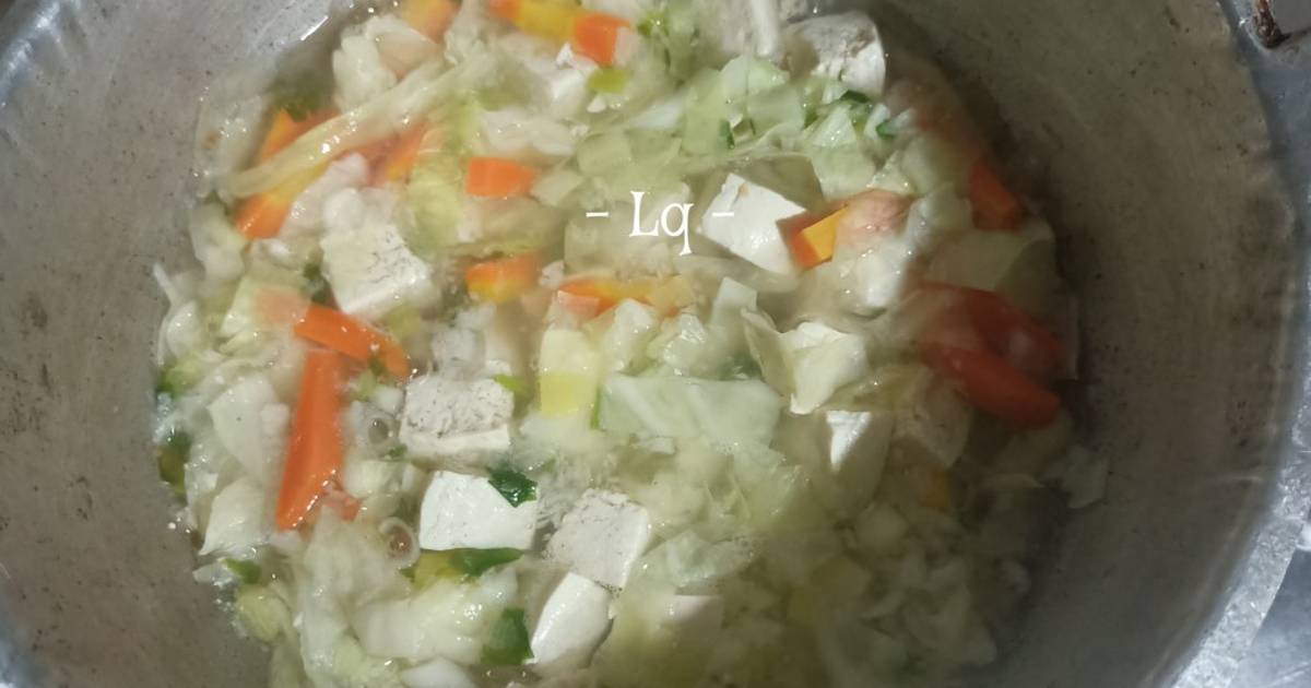 Resep 3. Sop Tahu (Wortel + Kubis)🥘 oleh Laily - Cookpad