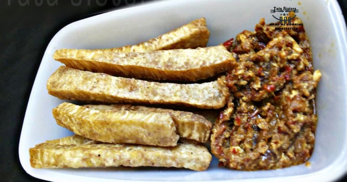 Fried Yam With Egg Sauce Recipe by Tata sisters - Cookpad