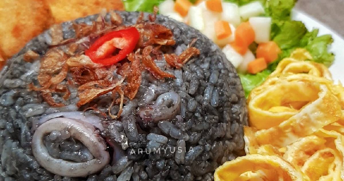 279 resep nasi cumi item enak dan mudah - Cookpad