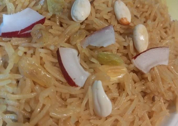 Gur Walay Chawal 🍚 Recipe by Ayesha Waheed - Cookpad