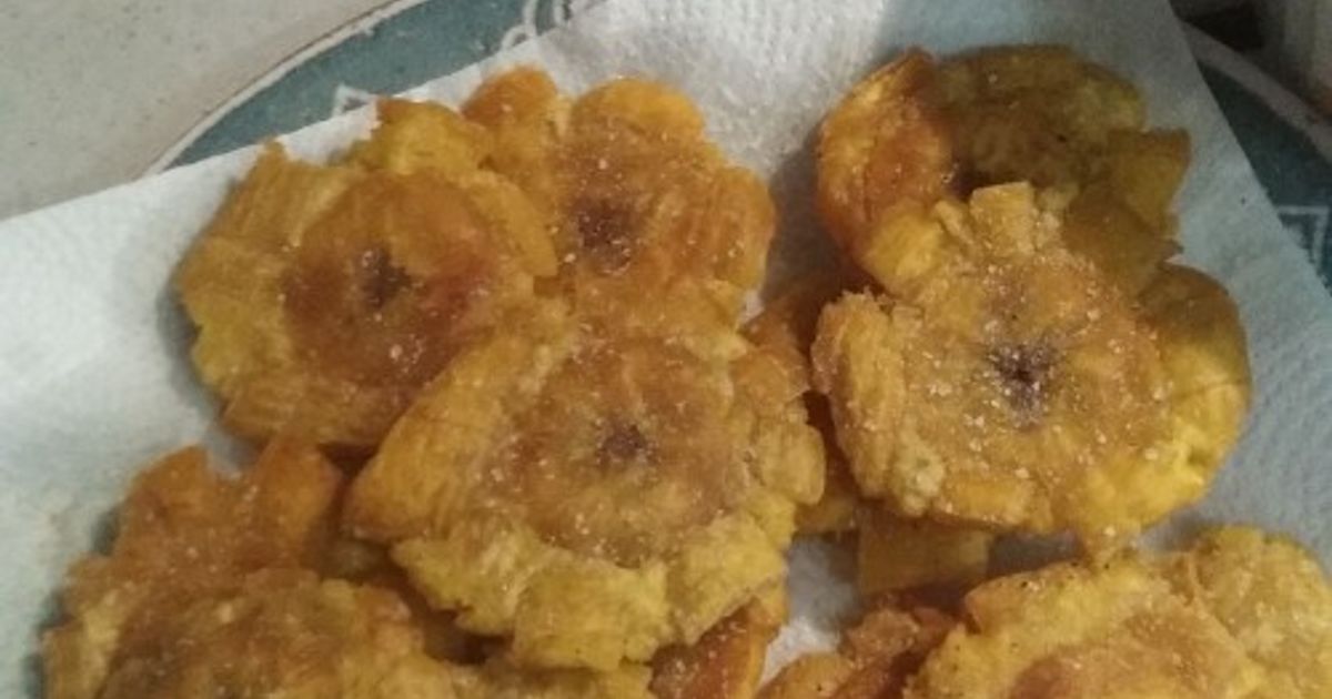 Patacones Receta de Alba Ramírez - Cookpad