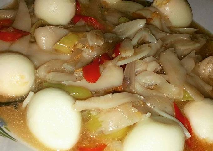 Resep Ca Jamur Puyuh oleh Henny Dwi Erlina M - Cookpad