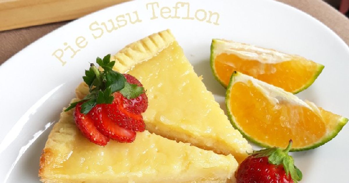 Resep Pie Susu Teflon oleh Fani Eka N - Cookpad