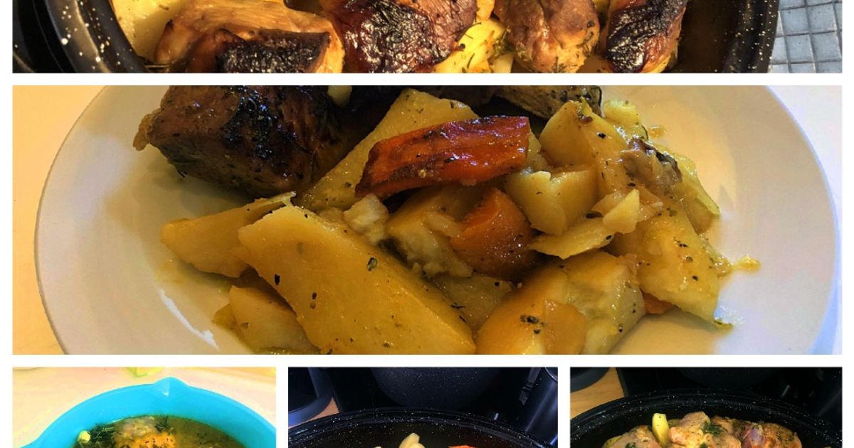 Spring Pork In The Oven Pot With Citrus Recipe By Fragoulis K
