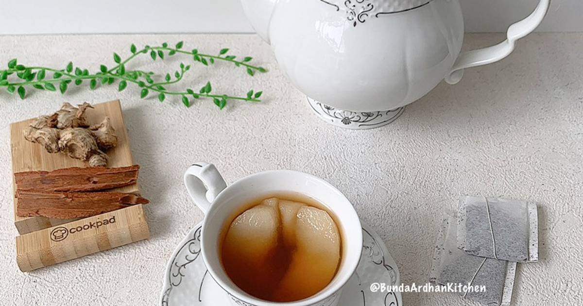 Resep Teh Buah Pear Rebus oleh Irna Sofiana (Nana) - Cookpad