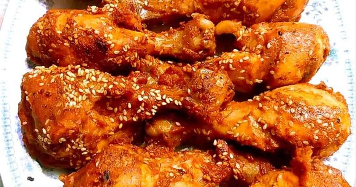 Chicken leg roast Recipe by Maliha Mano - Cookpad