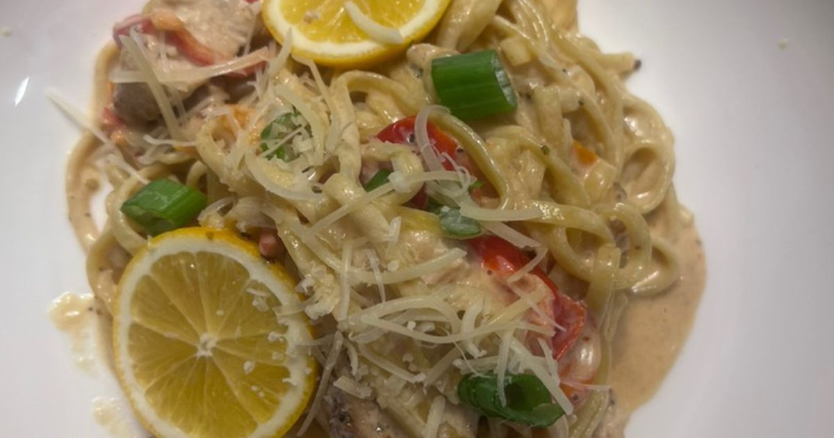 Sunshine Pasta W Lemon And Cajun Cream Sauce Recipe By B’s Messy Kitchen
