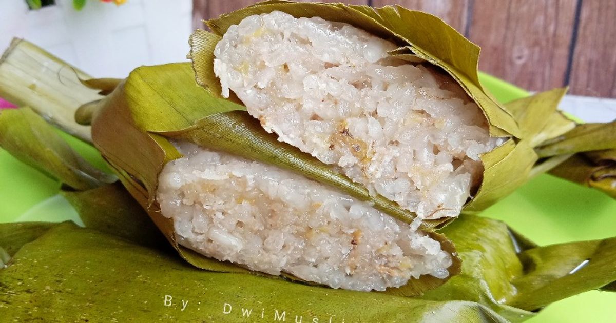 63 resep lepat ketan kelapa parut enak dan mudah - Cookpad