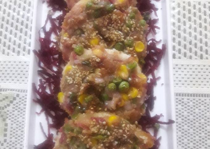 Veg gold coin Recipe by Jasween Bhatia - Cookpad