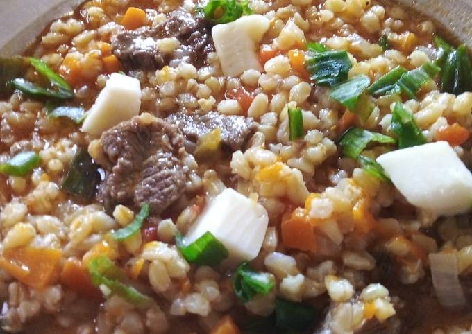Guiso de trigo Receta de Margarita - Cookpad