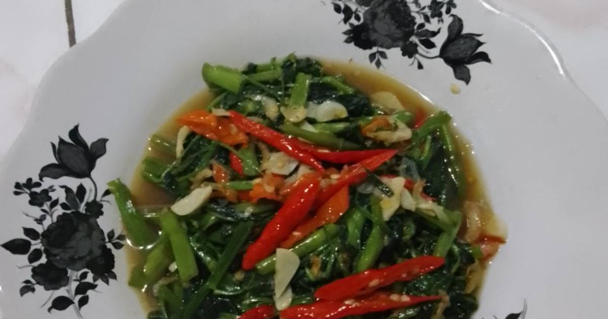 27 Resep Tumis Kangkung Saos Tiram Udang Kering Enak Dan Mudah Cookpad