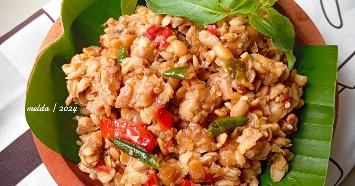 Resep Sambal Tempe Goang oleh melda yanti - Cookpad