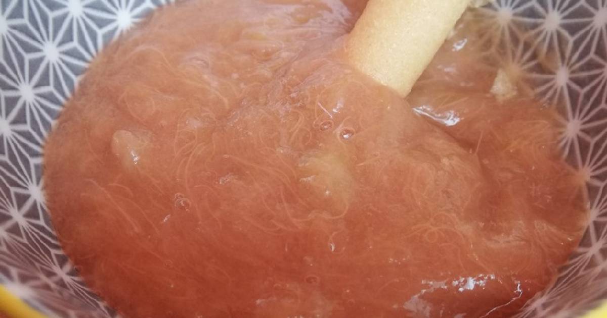 Compote de rhubarbe de Alexis Leroux - Cookpad