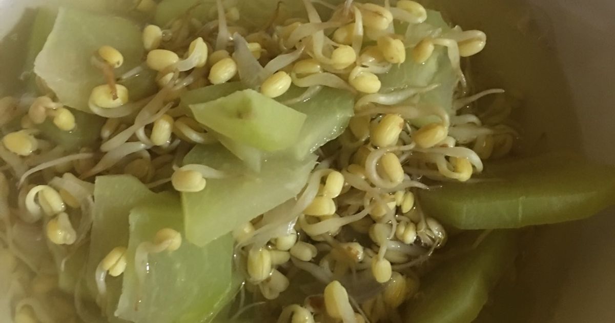 Resep sayuran bening labu siam toge rumahan enak dan mudah - Cookpad