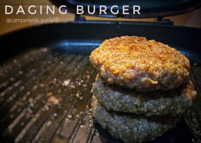 Resep Daging burger oleh yuyun - Cookpad