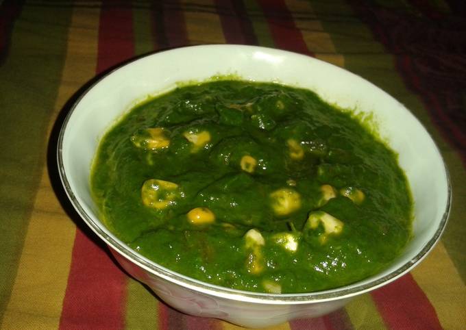 Corn palak Recipe by Mukti Sahay - Cookpad