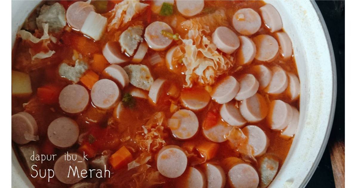 Resep Sup Merah oleh Afriska H. Tiyas - Cookpad