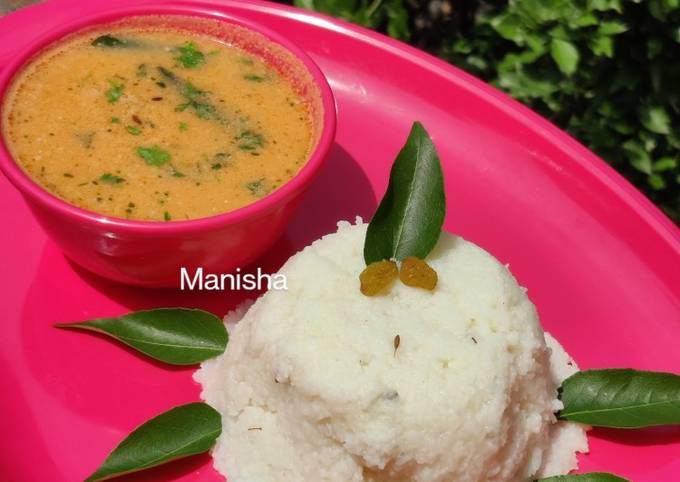 Bhagar-Amti Barnyard Millet dish Recipe by Manisha Malvi Angaitkar ...