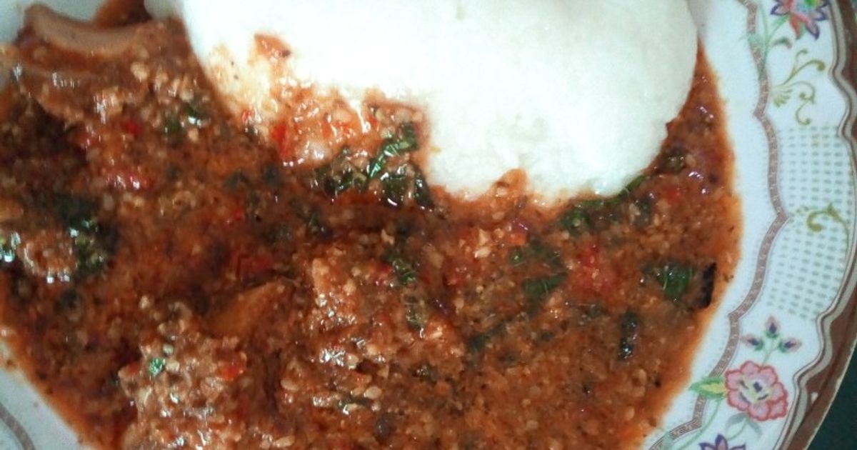 Tuwon Shinkafan Miyan Taushe Recipe by Huwailat sabo - Cookpad
