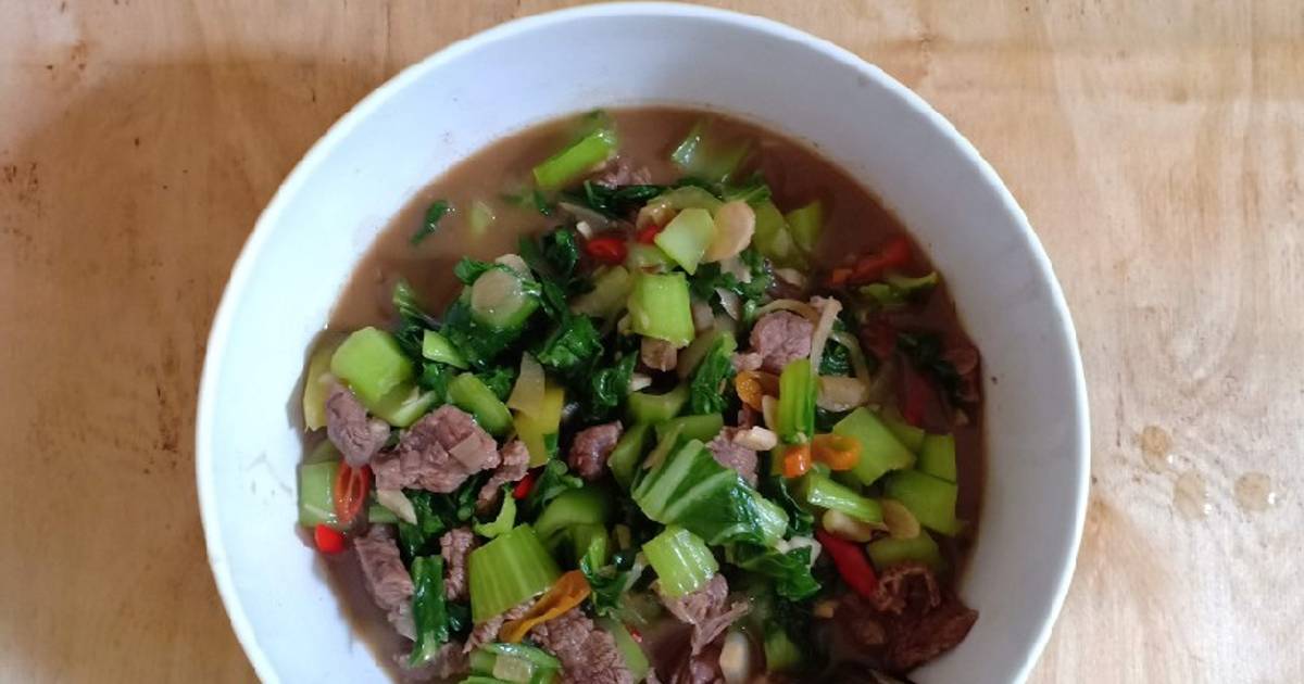 Resep Cah daging pakchoy oleh Septi Listya - Cookpad