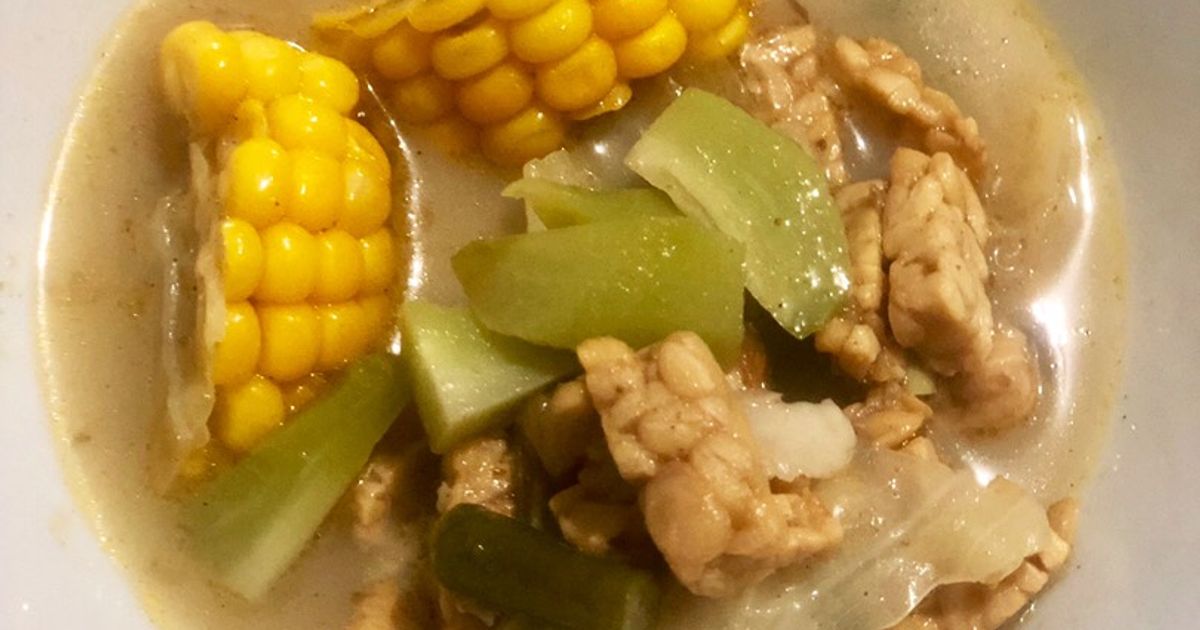 Resep Sayur Lodeh Tempe, Kacang Panjang, Labu, Daun Kol Dan Jagung ...