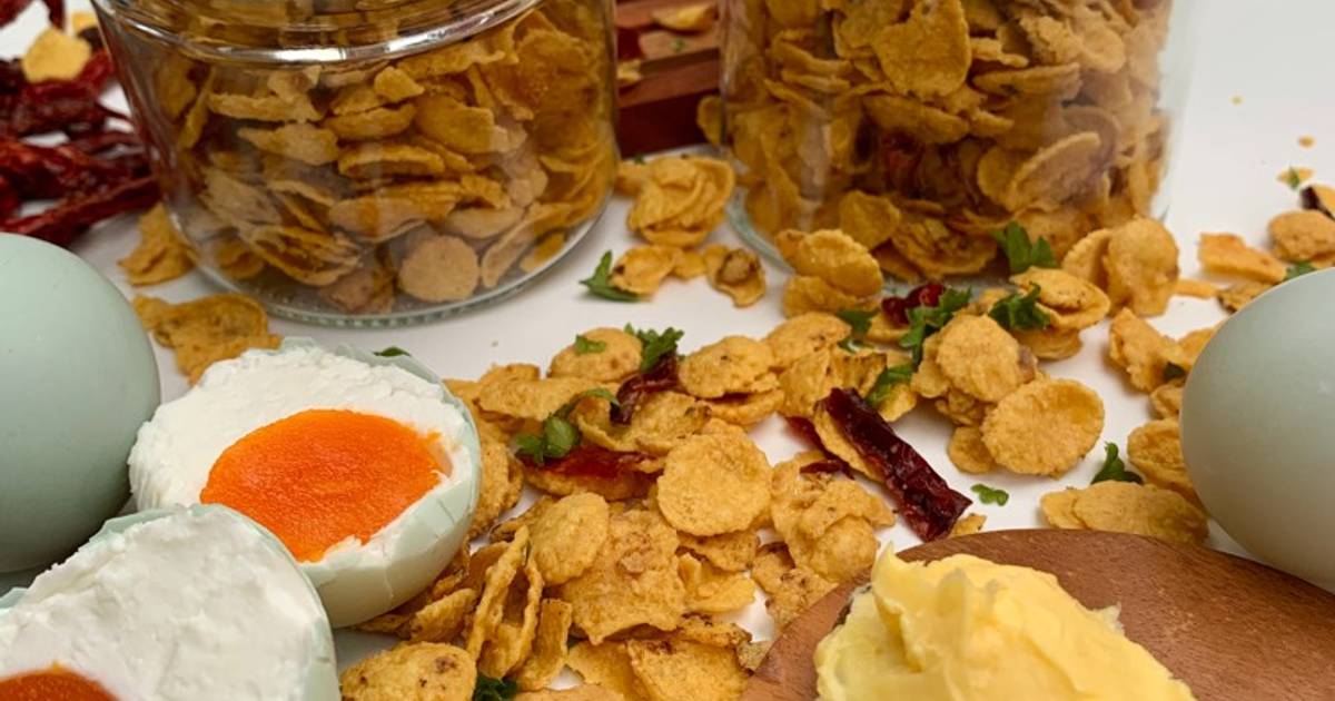 Resep Cornflakes Salted Egg ️ ️ oleh Angelina Zhang - Cookpad