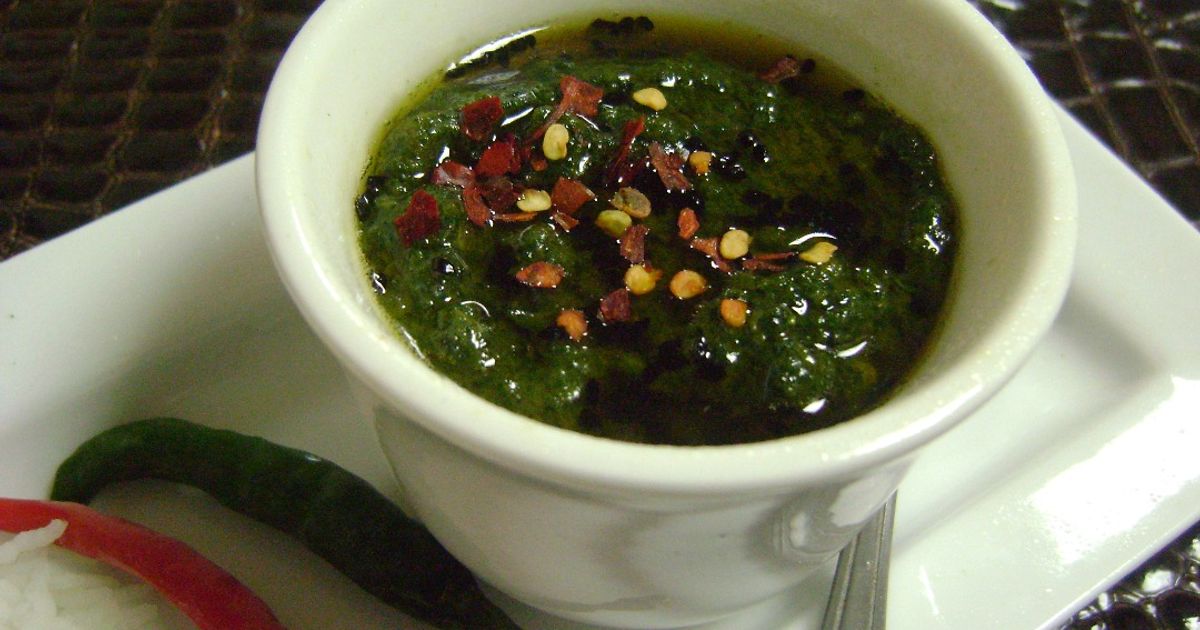 Kumro Pata Bata (Tender Pumpkin Leaves Chutney Bengali Style) Recipe by ...