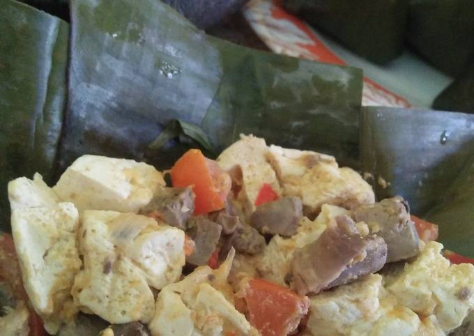 Resep Botok Ampela Ati dan Tahu oleh Api Galih Pertiwi - Cookpad