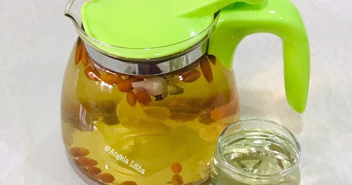 Resep Teh bunga mawar dan goji berry oleh Angela Litha - Cookpad