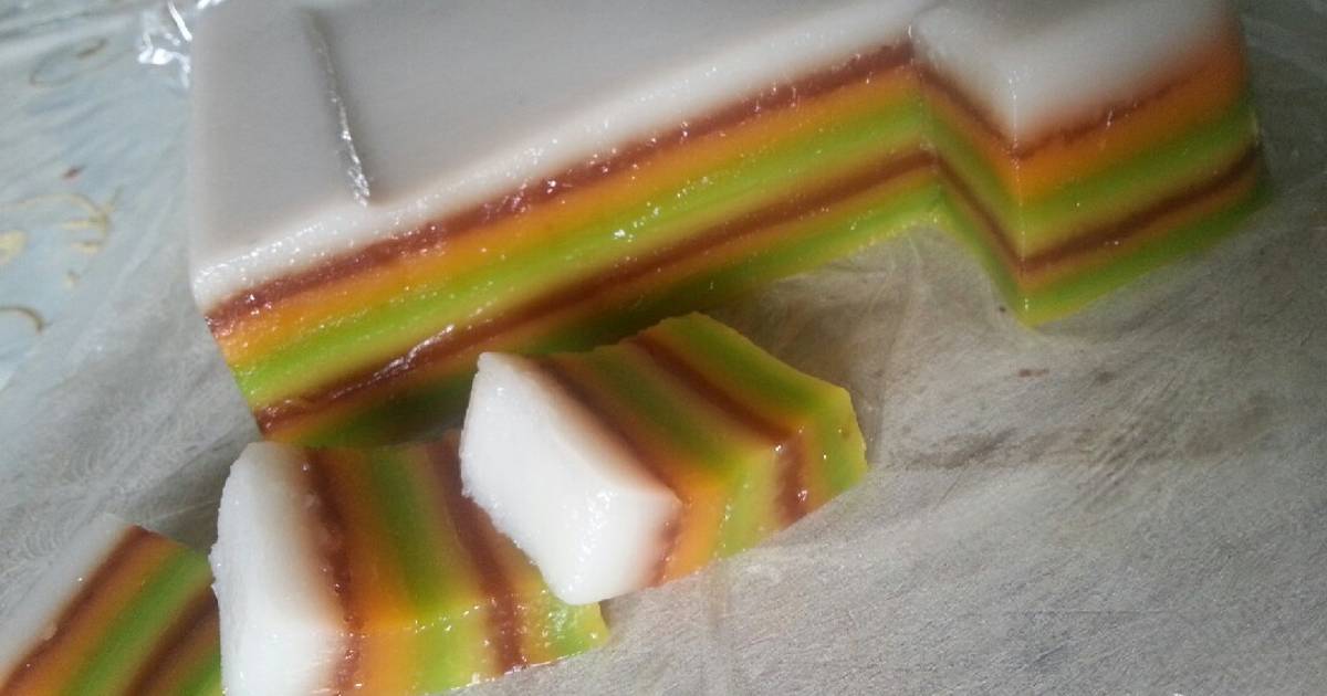 Resep Kueh lapis tepung tapioca dn tepung beras oleh Mimi e ameliya ...