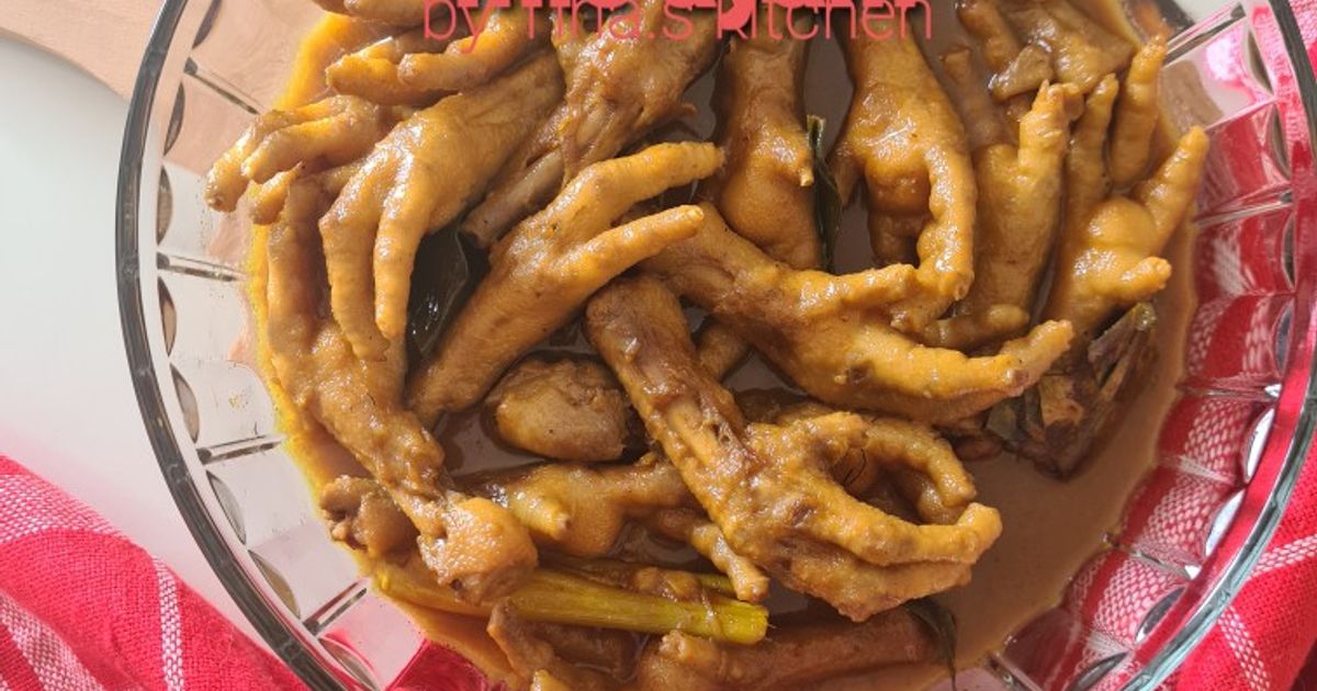 Resep Ceker Ayam Toping Mie Ayam oleh Tina.s Kitchen - Cookpad