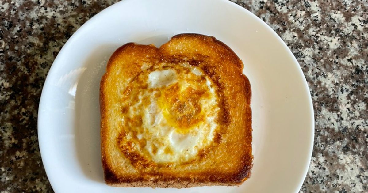 Huevo En Canasta 🧑🏻‍🍳 Receta de Jimmy Alberto Freire Romero- Cookpad