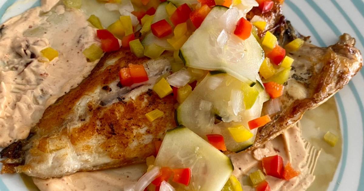 Pescado con verdura encurtida Receta de Josemi CilantroYHierbabuena ...