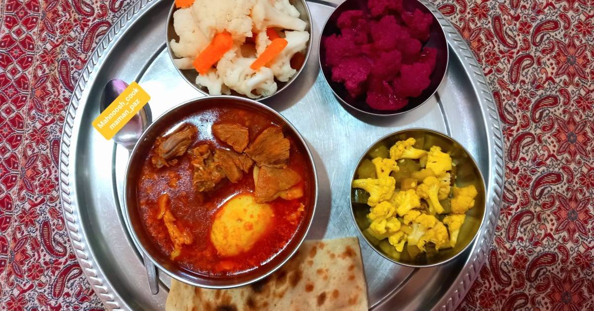 طرز تهیه آبگوشتِ مامان پز ساده و خوشمزه توسط Mahnoosh - کوکپد