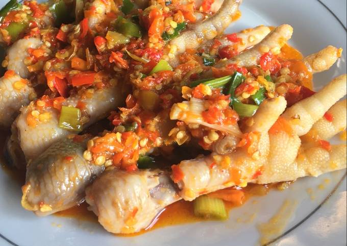 Resep Ceker mercon oleh anneflo - Cookpad